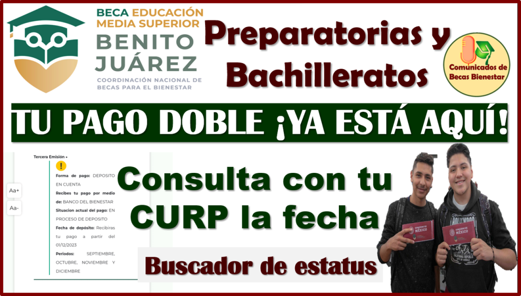 ≫ Si Eres Beneficiario De Las Becas Benito Juárez Nivel Media Superior